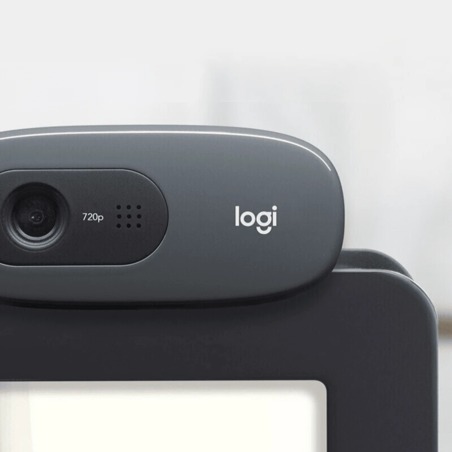 Logitech 1pc Logitech C270 HD 720P Webcam With Built-In Mic, Video ...