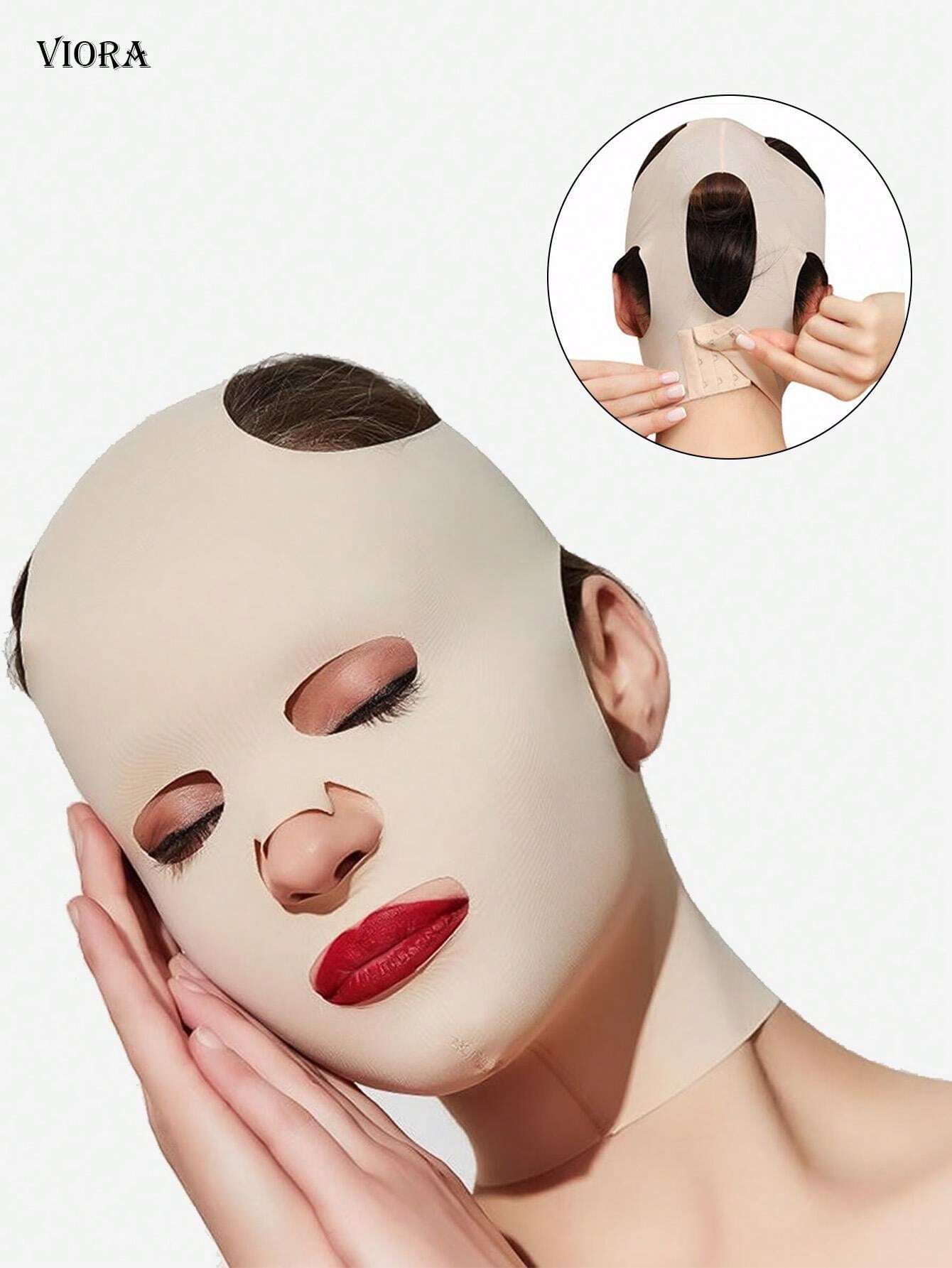 Bandaż na małą twarz, upiększanie i modelowanie twarzy, bandaż ...