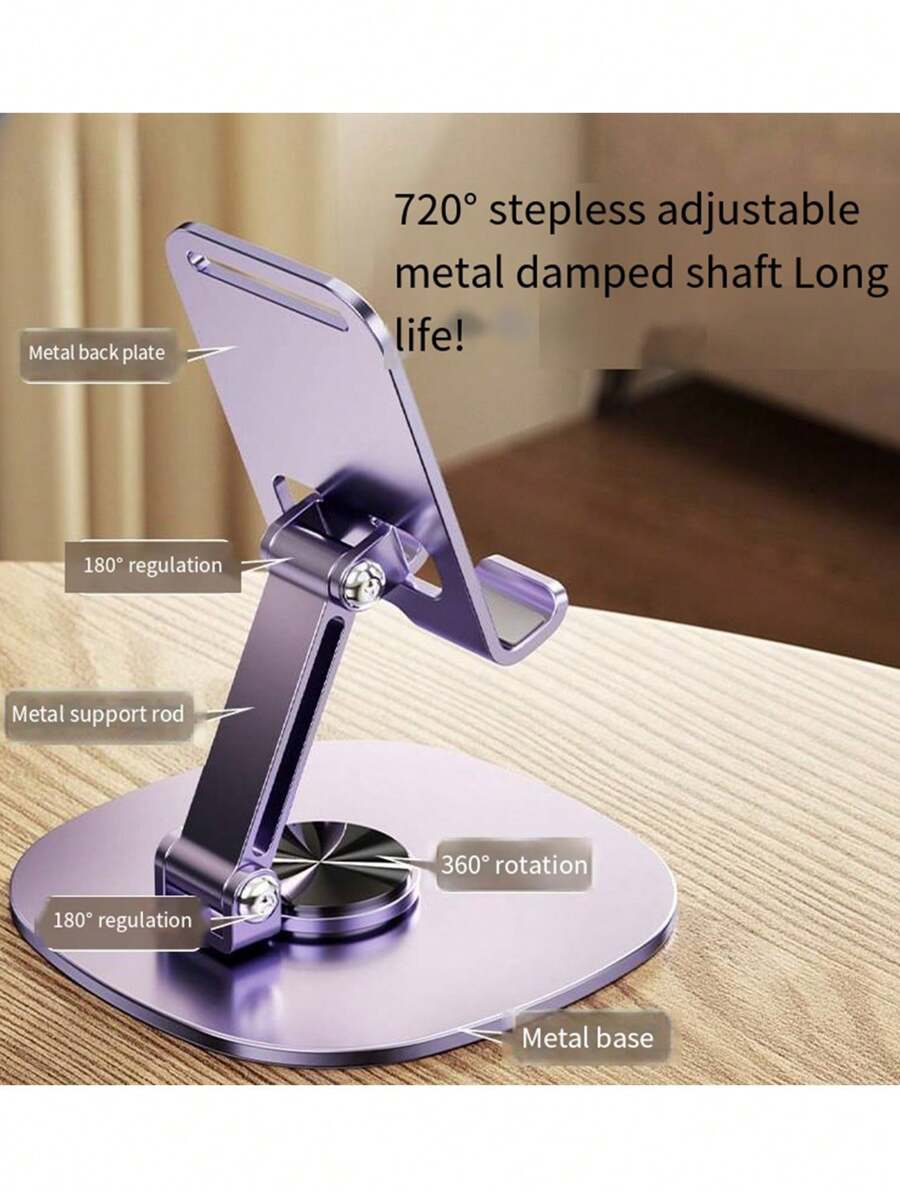 Metal Rotating Table Stand Watch Live Slouchy Artifact Folding Mobile ...