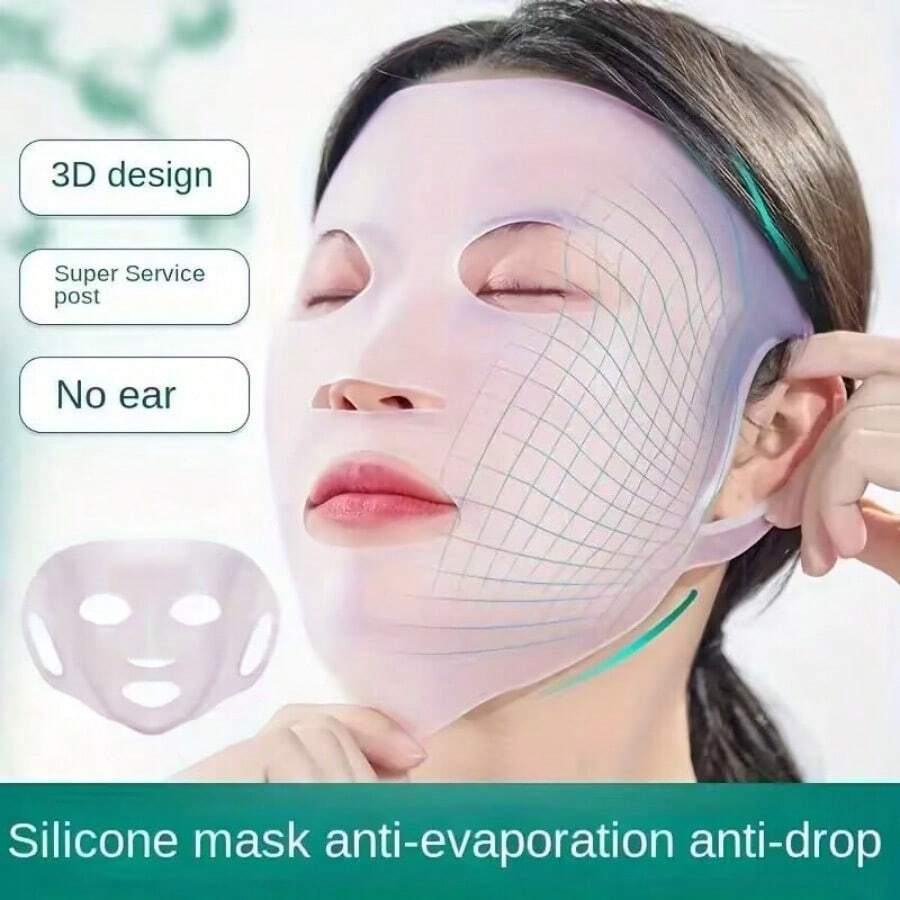 1PC Reusable Anti-Wrinkle Silicone Face Mask Holder For Sheet Masks ...