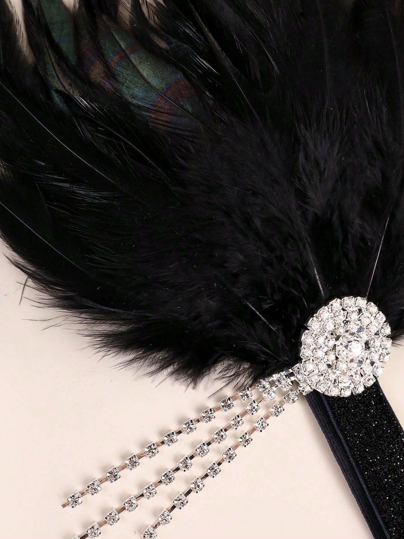 1920s, The Scud Feather Headgear Was Inlaid With Diamonds And Chain ...