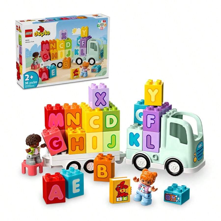 LEGO Duplo Series 10421 ABC Fun Truck Building Blocks For Boys And ...