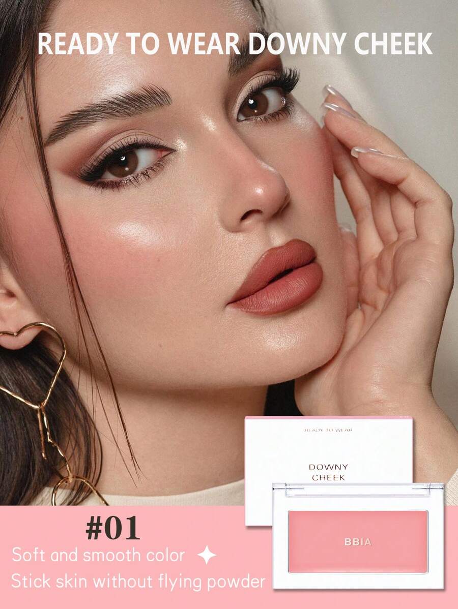 Bbia Colorete en crema hidratante de maquillaje natural mate de larga ...