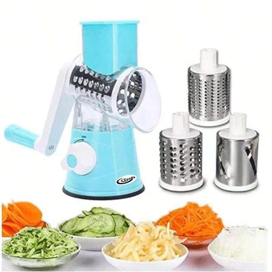 Rotary Cheese Grater Shredder, Hand-Crank Cheese Cutter For Fresh ...