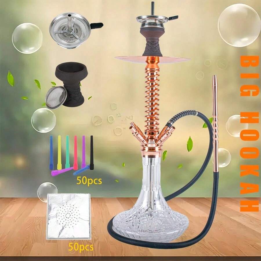 27.45'' Big Size Premium 1 Hose (Upgradeable To 4 Hoses)Hookah Complete ...