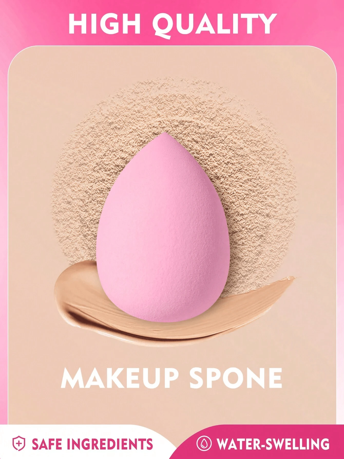 16pcs/Set Makeup Sponges, Powder Puffs, Makeup Tools, Soft Puff, Dry ...