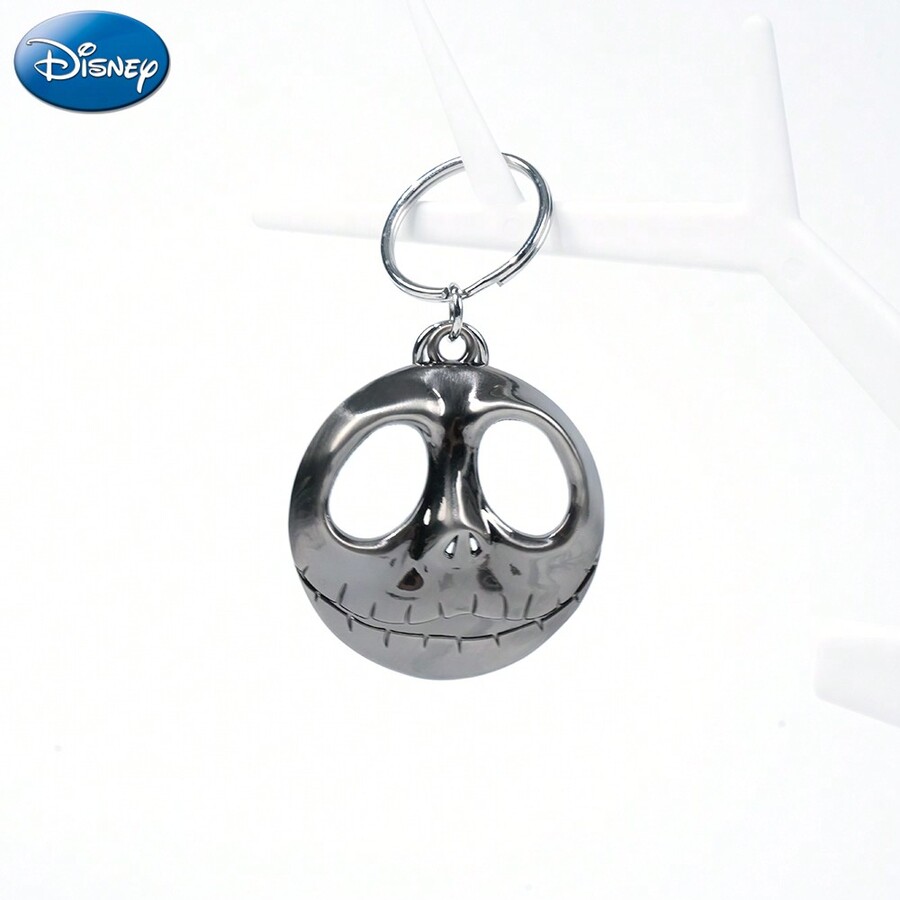 Disney 1PC Disney Keychain Jack Sally Metal Key Ring Cartoon Anime ...