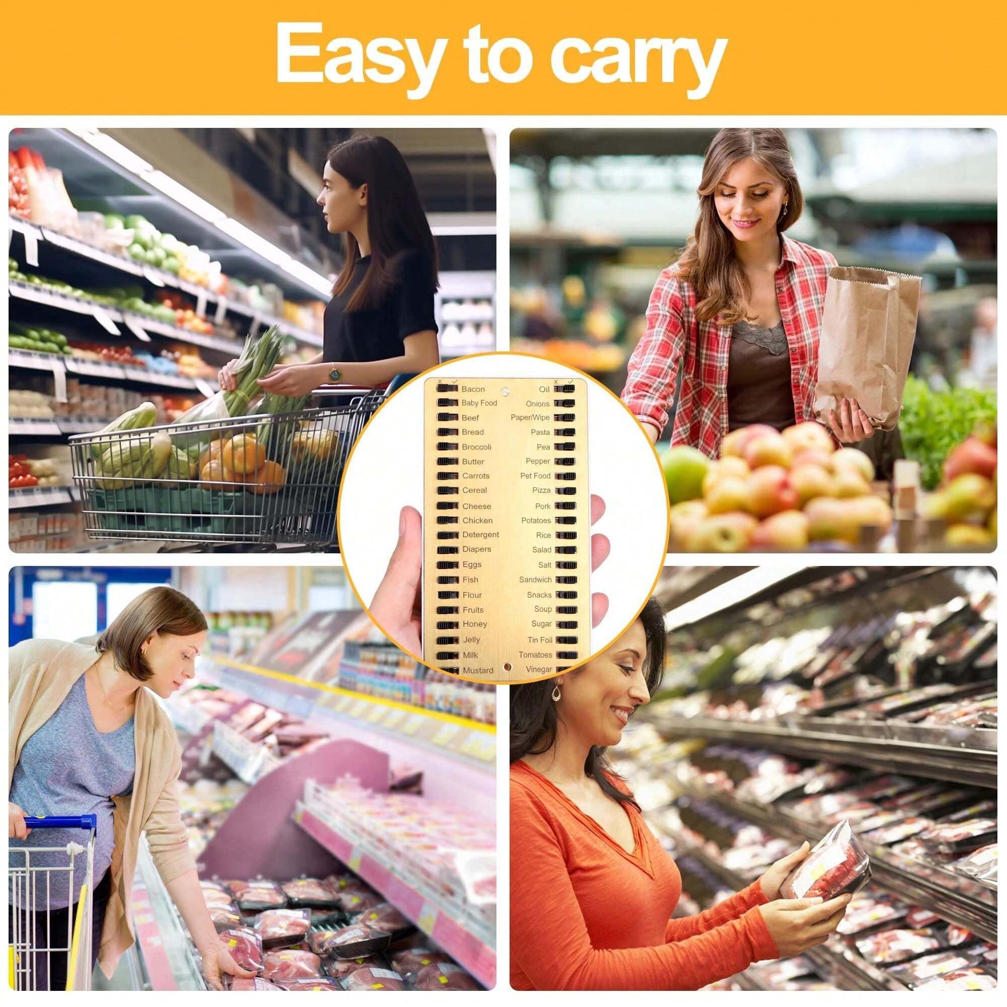 Metal Grocery List Reusable Shopping List Memory Reminder Board | SHEIN EUR