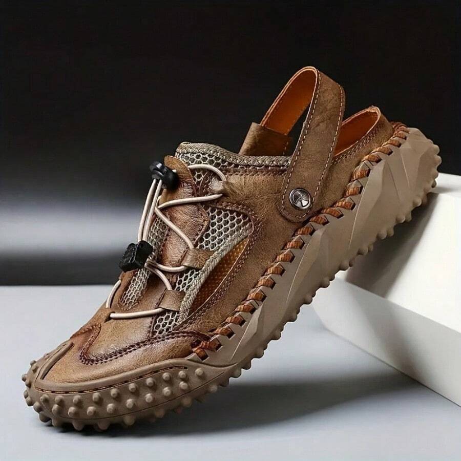 Men's Summer Hollowed Out Beach Comfortable, Soft, Breathable ...