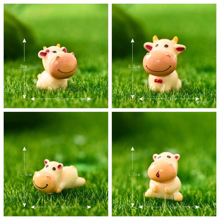 Miniatuur Koe Beeldjes Collectie - Kleine En Realistische Koe Figuren ...