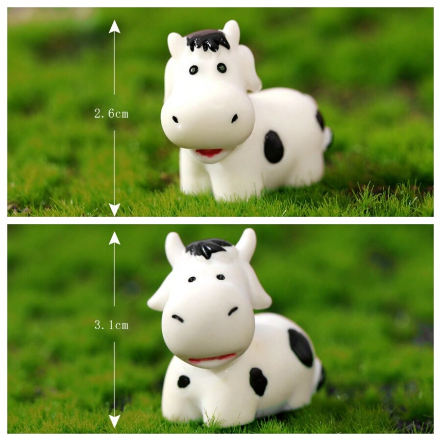Miniatuur Koe Beeldjes Collectie - Kleine En Realistische Koe Figuren ...