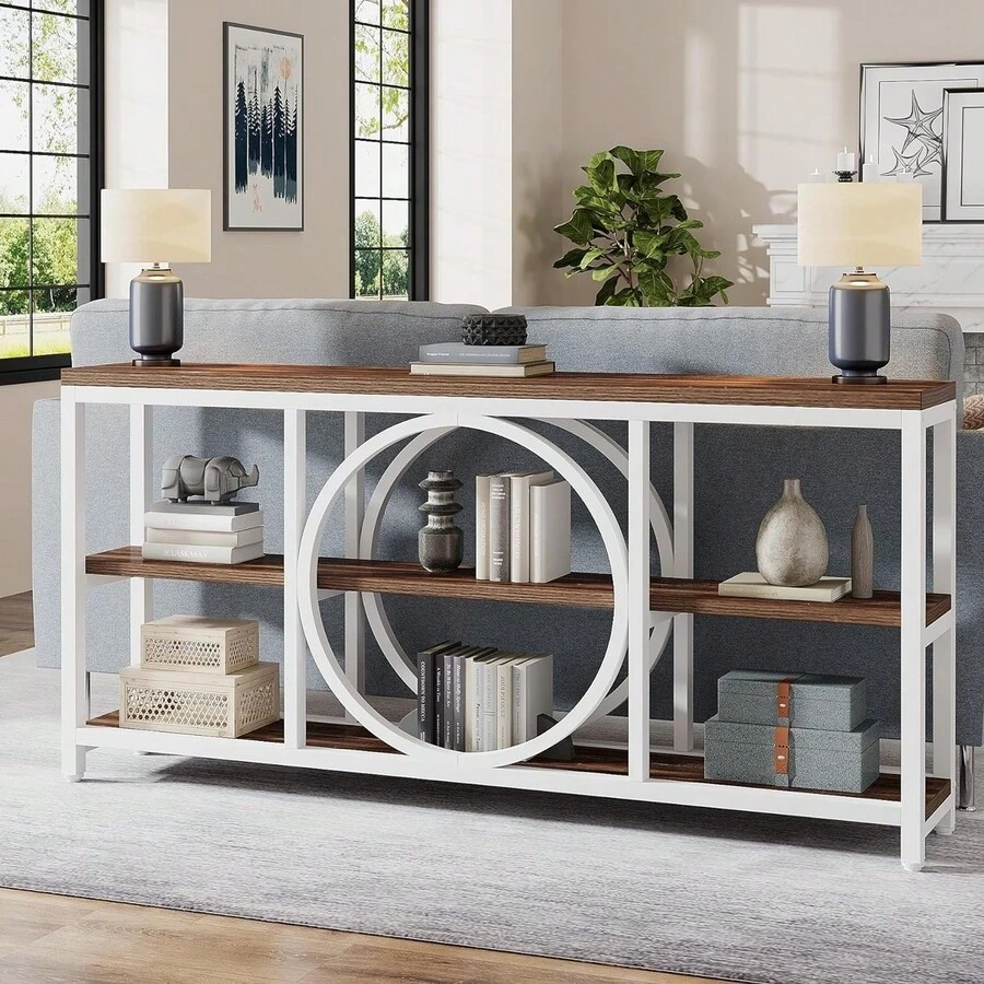Tribesigns Extra Long Console Table 70.9" Narrow Sofa Tables With 3 ...