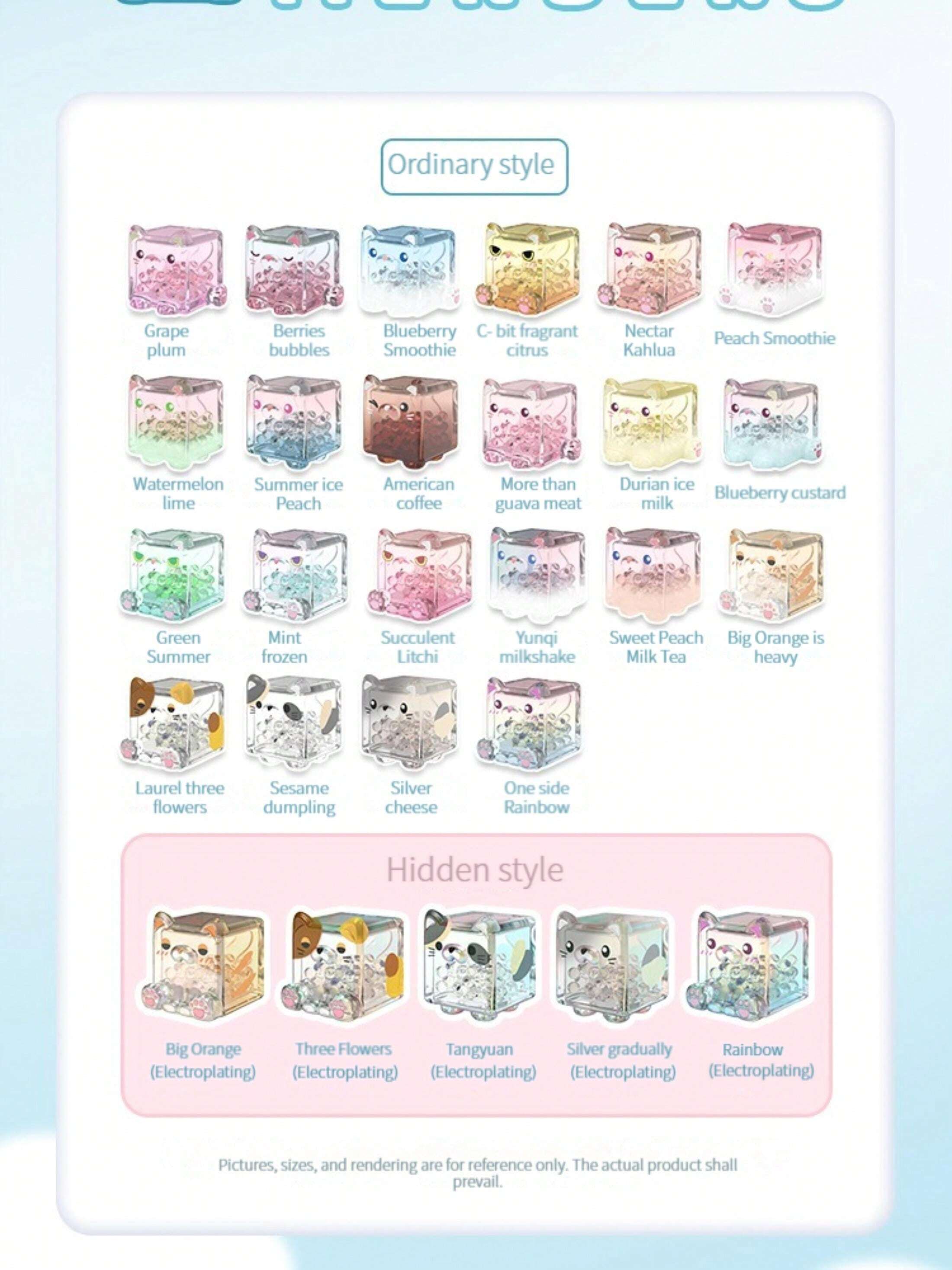 2nd Gen Cute Block Stackable Cat Blindbag, Deformed Kitten Plush ...