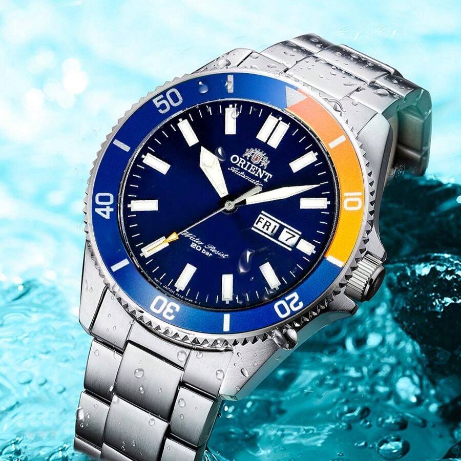 Orient Japan Oriental Double Lion Men's Watch Diving Watch Large Dial ...