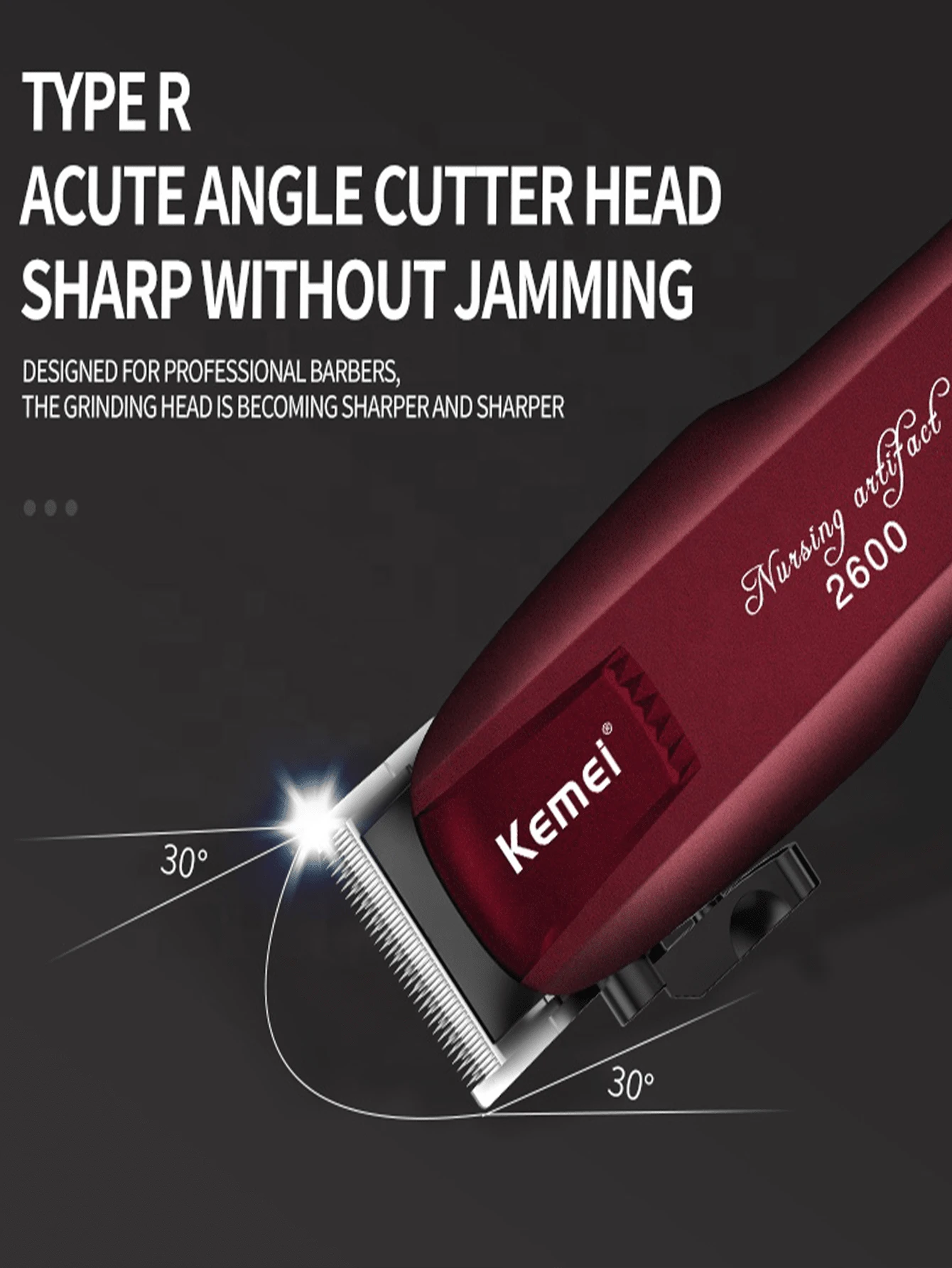 Kemei Retro Hair Clipper, Professional High Quality Hair Clipper, Kemei ...