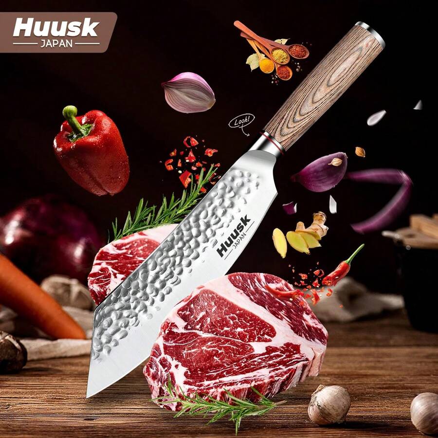 huusk Huusk Japan 3-Piece Knife Set - Professional High Carbon Steel ...