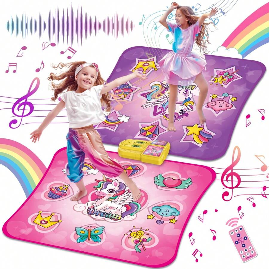 VATOS Dance Mat Toys For Girls And Boys - 3 Game Modes & 9 Difficulty ...