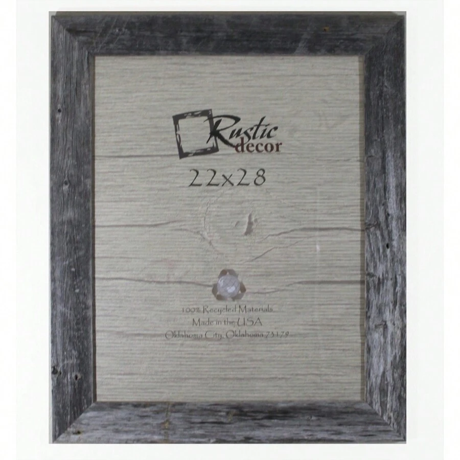 Rustic Decor Llc Rustic Reclaimed Barn Wood 22x28 Extra Wide (3.5 ...