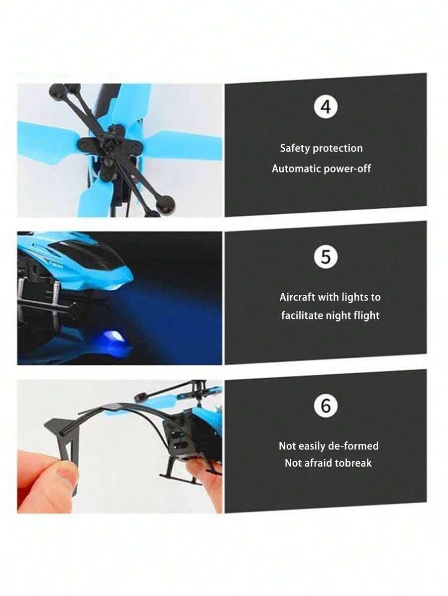 Children, Remote-Controlled Airplane, Induction Suspension, Two-Way ...