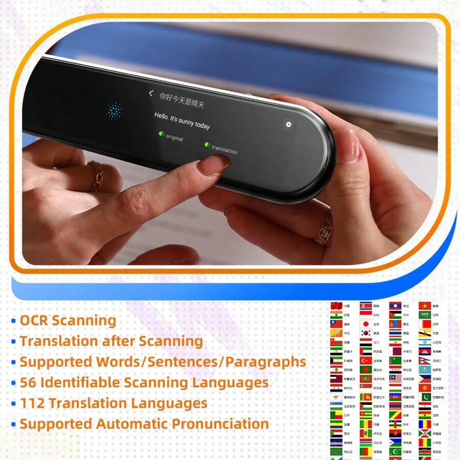 Translation Pen Language Learners Scanning Reading Pen Mobile Scanner ...