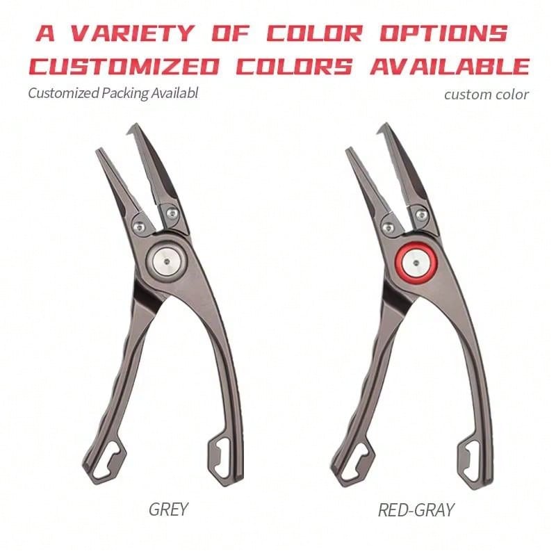 High-End Total Titanium Alloy Fishing Pliers With Leather Bag ...