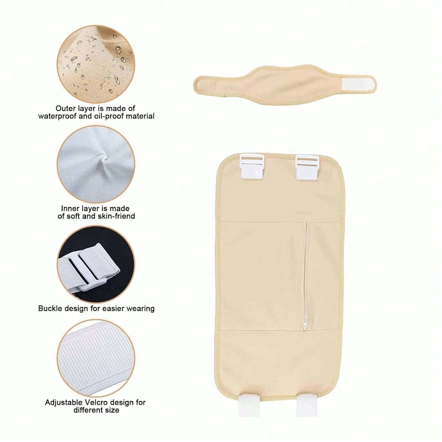 2pcs Castor Oil Wrap Kit, Reusable Castor Oil Poultice Set, Adjustable ...