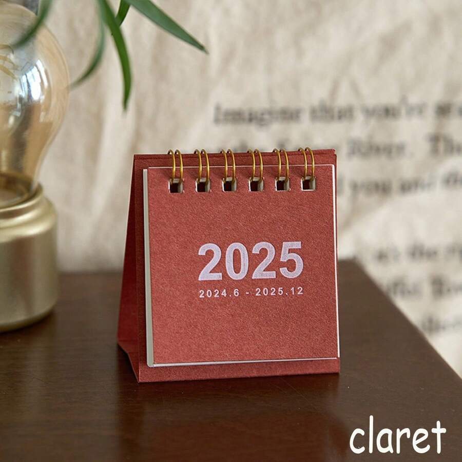 Compact Monthly Desktop Flip Calendar, June 2024 To December 2025 ...