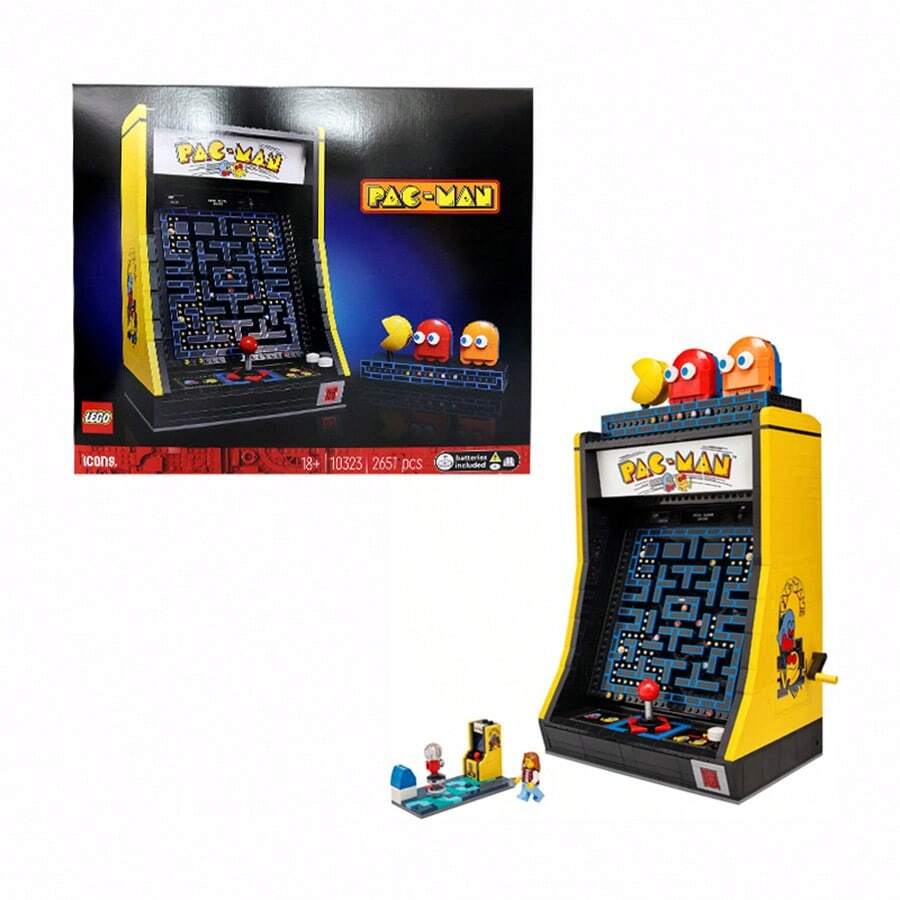 LEGO ICONS Series 10323 Pac-Man Street Assembly Building Blocks Toy ...