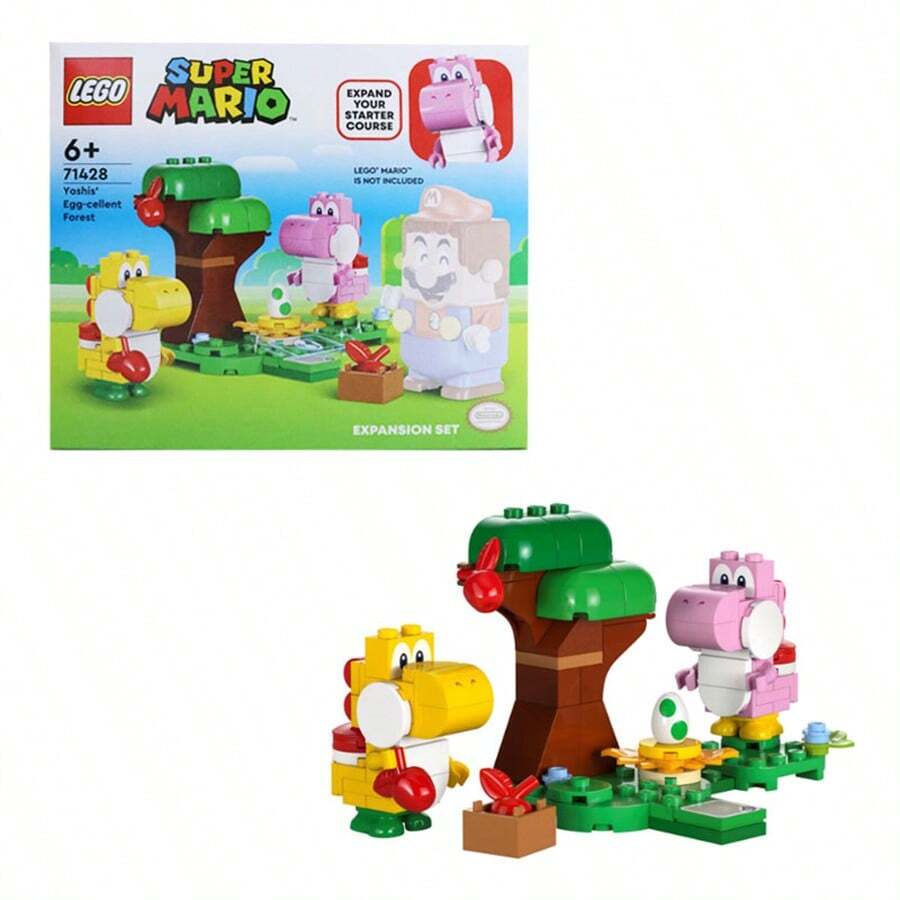 LEGO Building Blocks Super Mario 71428 Forest Adventure With Yoshi ...