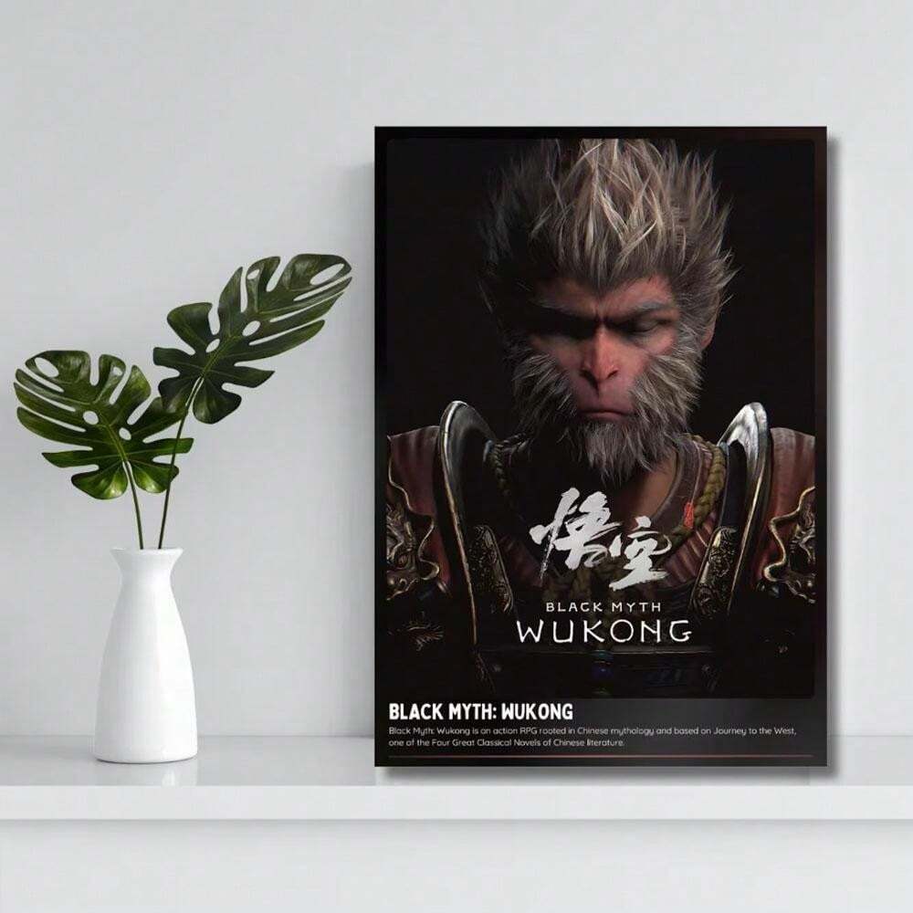 Black Myth Wukong Digital Poster Black Myth Wukong Poster Gaming Poster ...