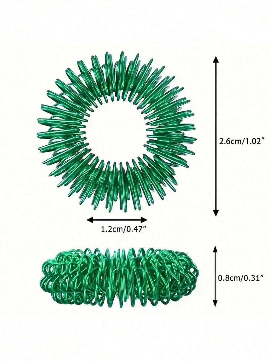 5 Mini Finger Massagers - Finger Massage Springs - Finger Massage Rings ...