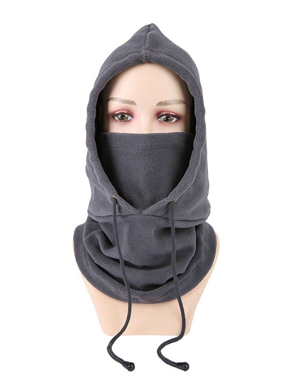 1pc Fleece Warm Hat Riding Hat Winter Wind Proof Hat Outdoor Sports ...