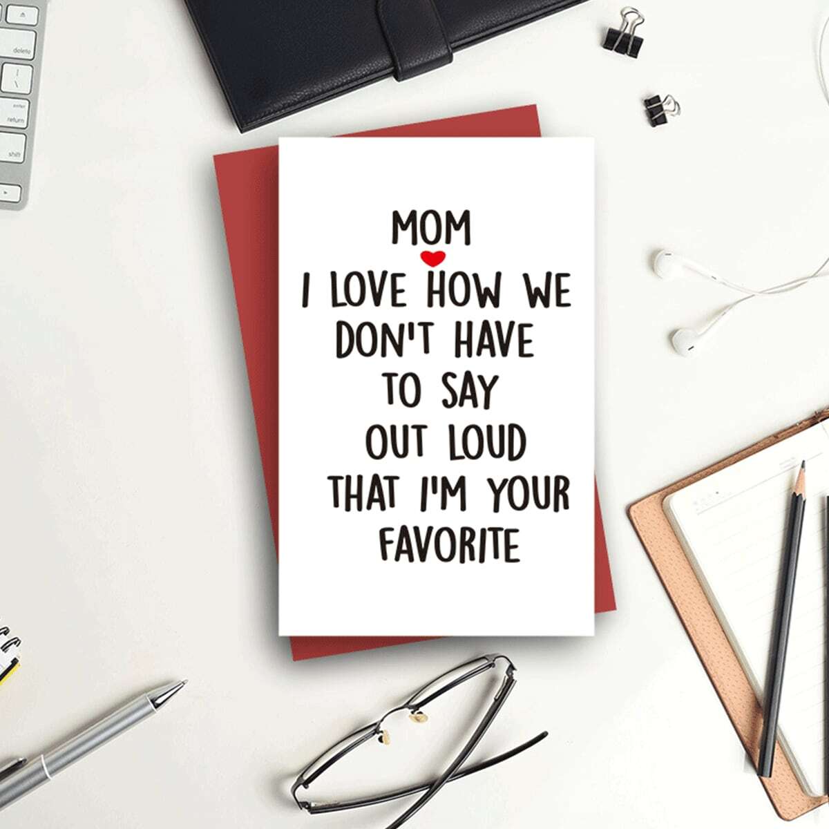 1 Pc Funny Birthday Card For Mom, Humorous Birthday Greeting Card For ...