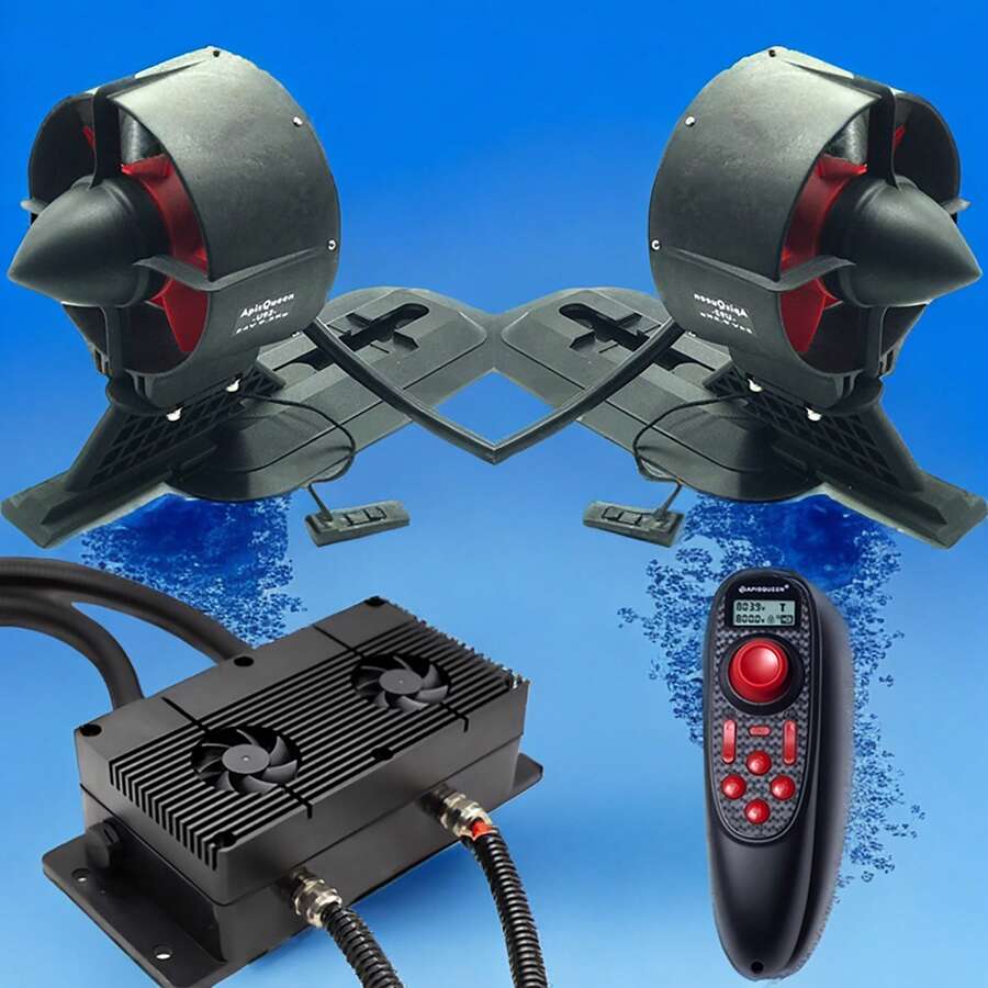 New 12V/24V Underwater Propeller U92 Kit With Cooling Fan, RC And ESC ...