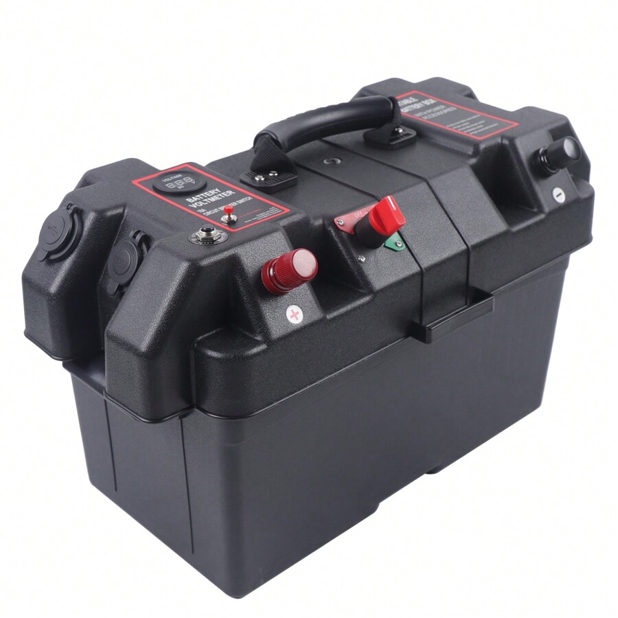 Smart Battery Box Heavy Duty Multi-Function Battery Control Box With ...