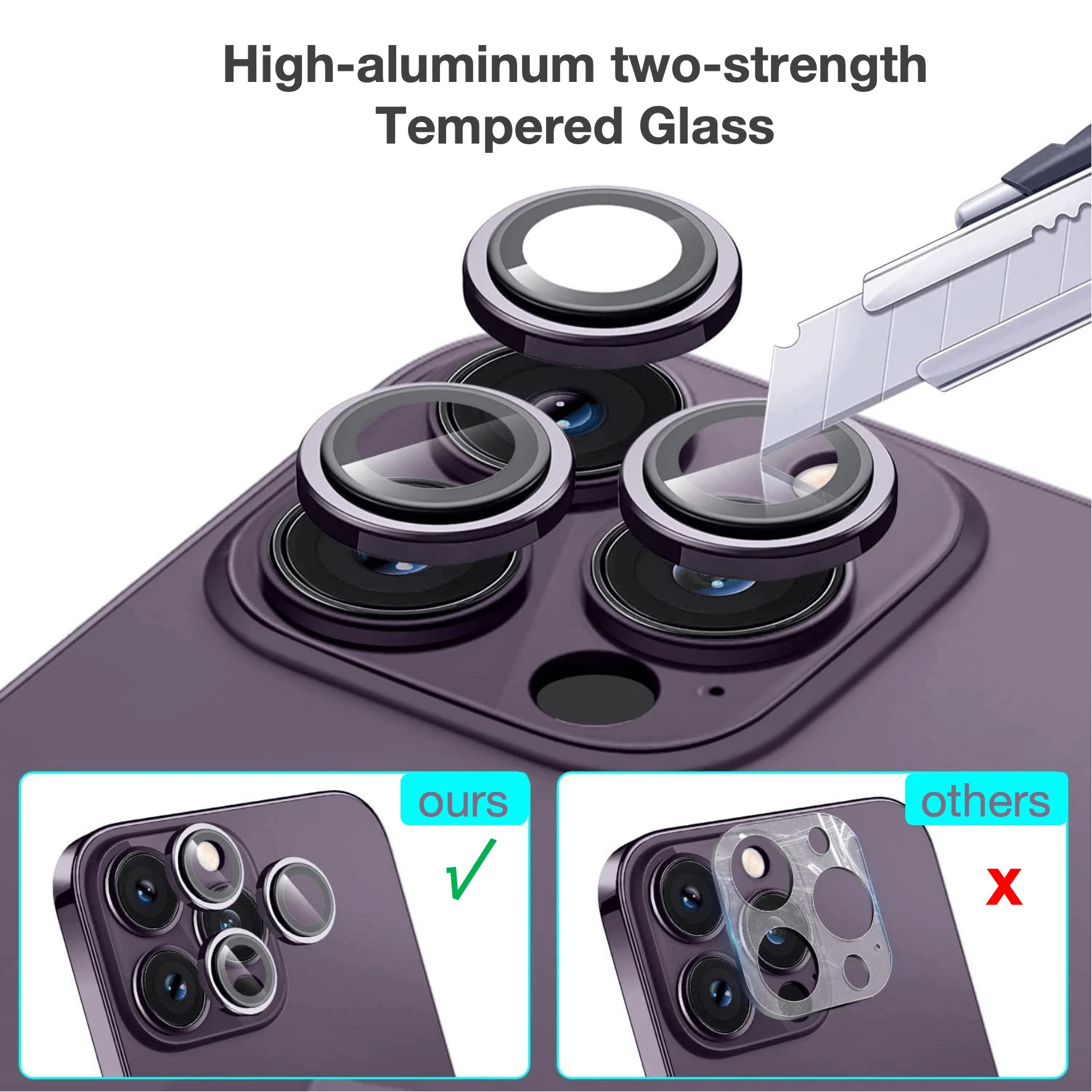 1pc Compatible With Apple IPhone 16 15 14 PRO MAX PLUS Camera Shooting ...