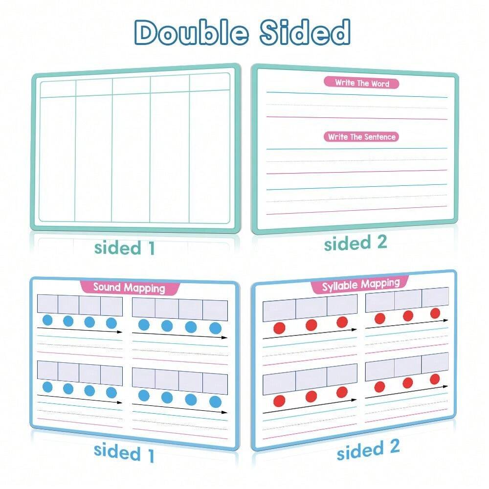 Phonemic Awareness Dry Erase Board, Syllable Small Whiteboard,Speech ...