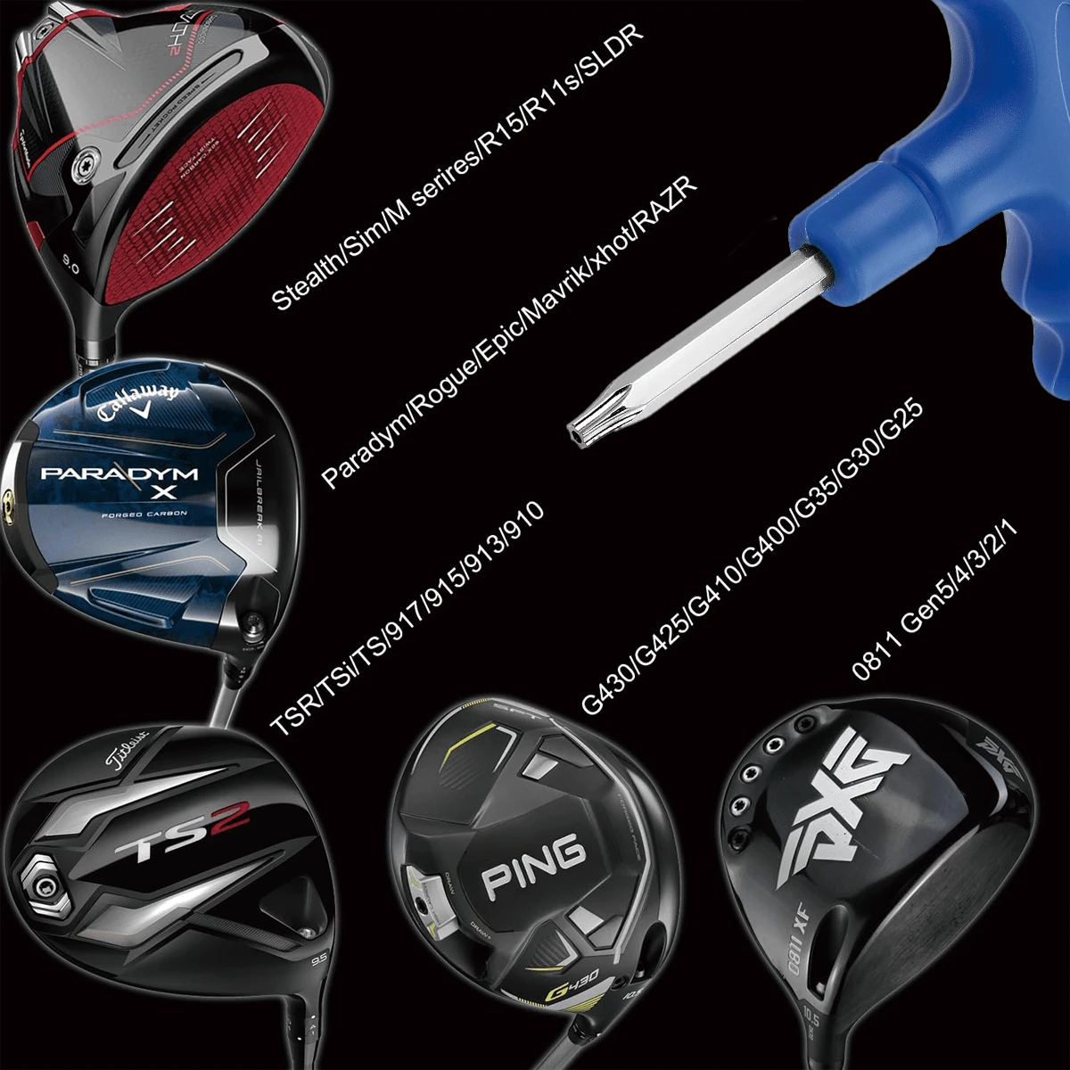 Golf Wrench For Driver Clubs And Fairway Hybrids | FCT And MWT ...