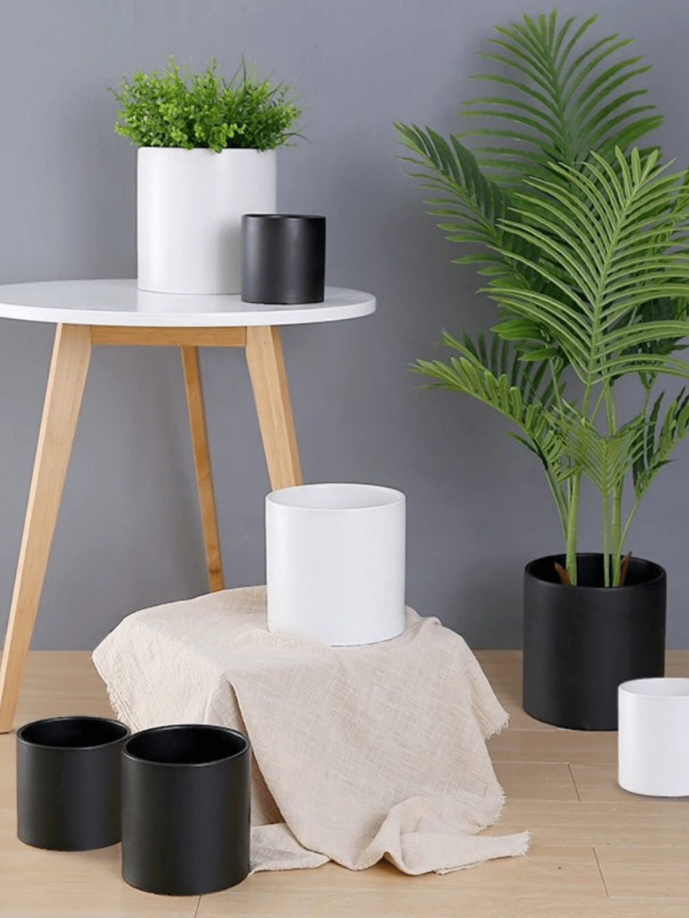 Minimalist Luxury Iron Flower Pot Indoor Patio Planter, Gold Metal Vase ...