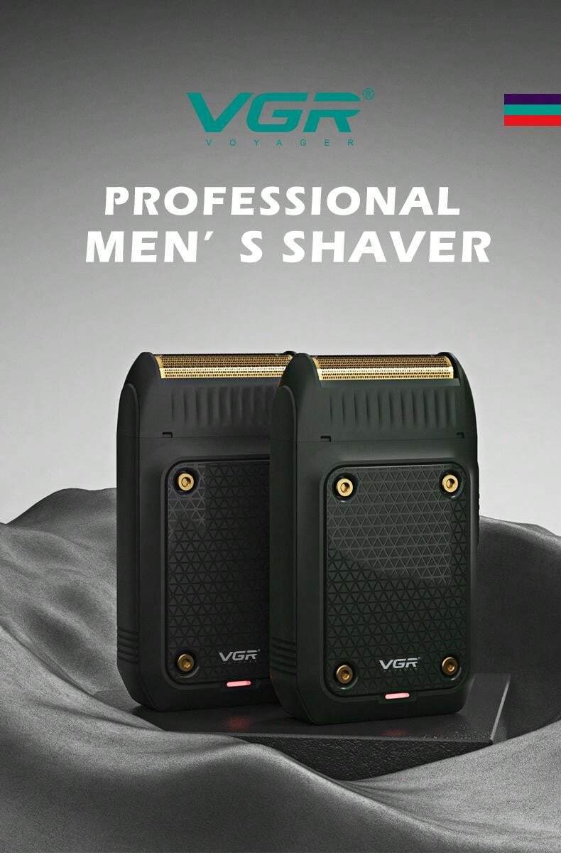 VGR VGR Single Blade Professional Electric Rechargeable Men Foil Shaver For Men V-353 | SHEIN UK