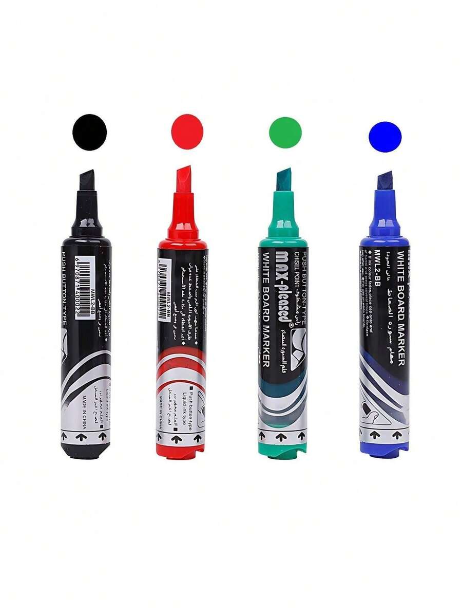 Random Assorted Liquid Ink, Push-Button Markers Set, For Whiteboard ...