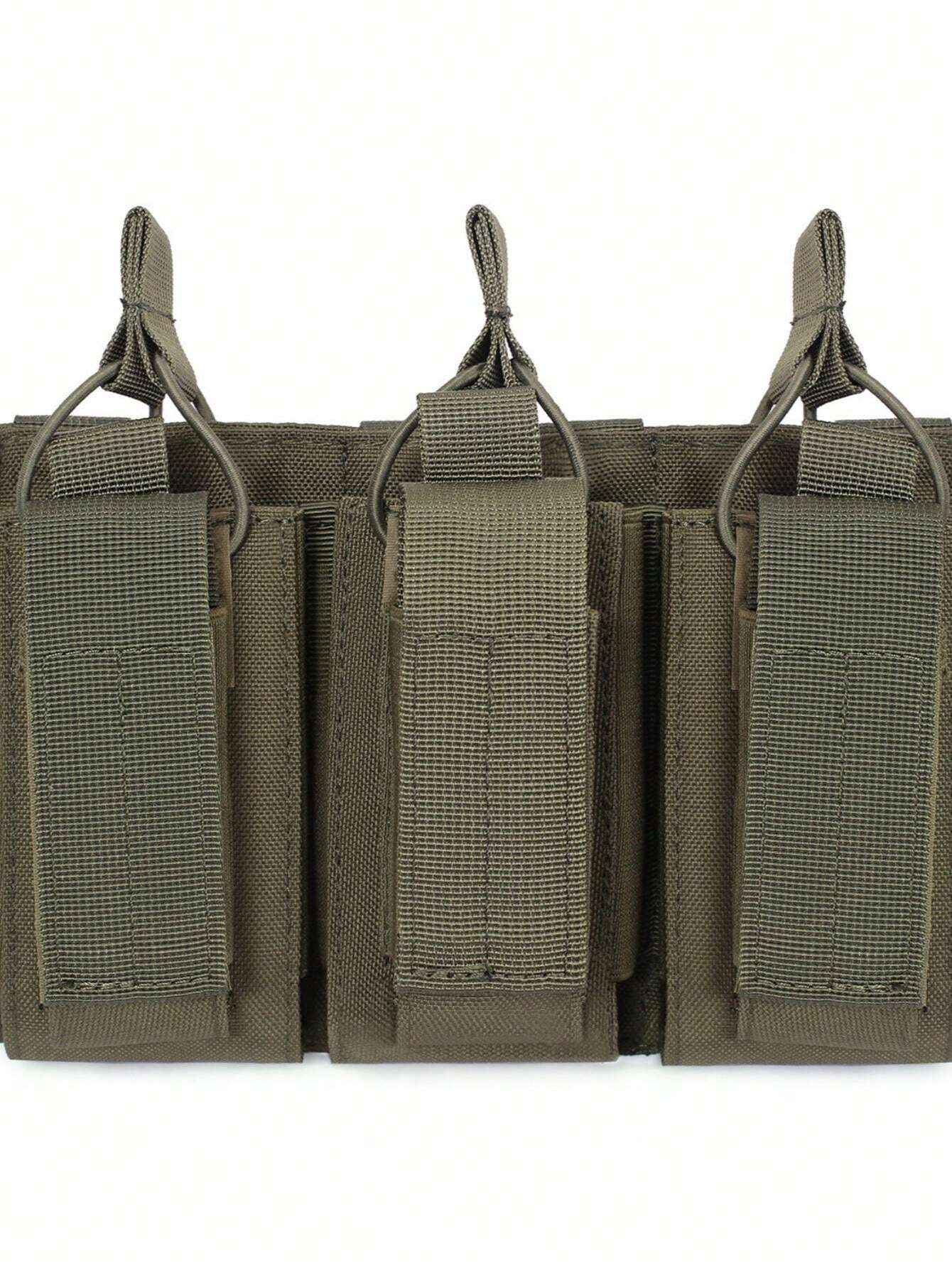 Triple Molle Magazine Pouch System Universal Magazine Clip For M4 M14 ...