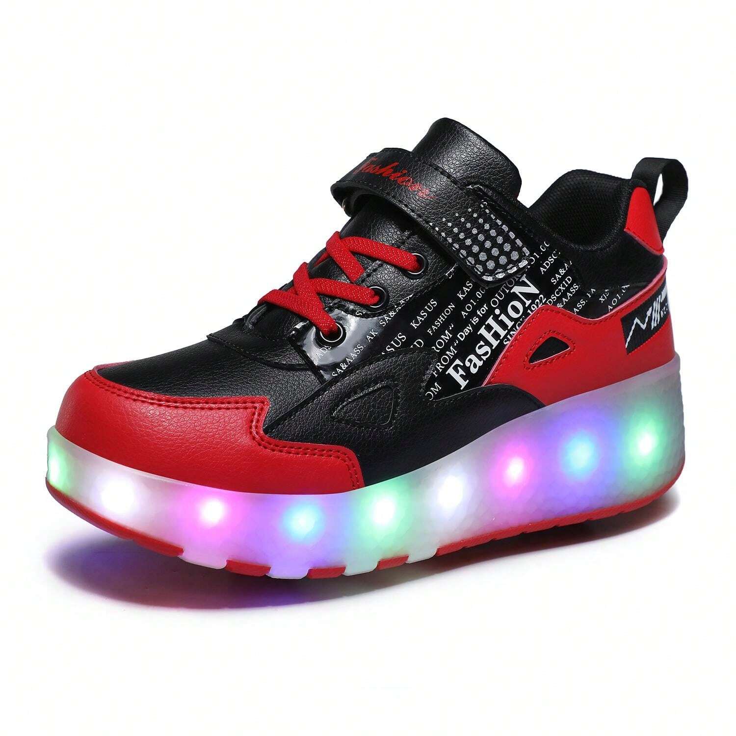 Patins de Rodas Ajustáveis de 2 Rodas Casuais para Crianças com Luzes ...
