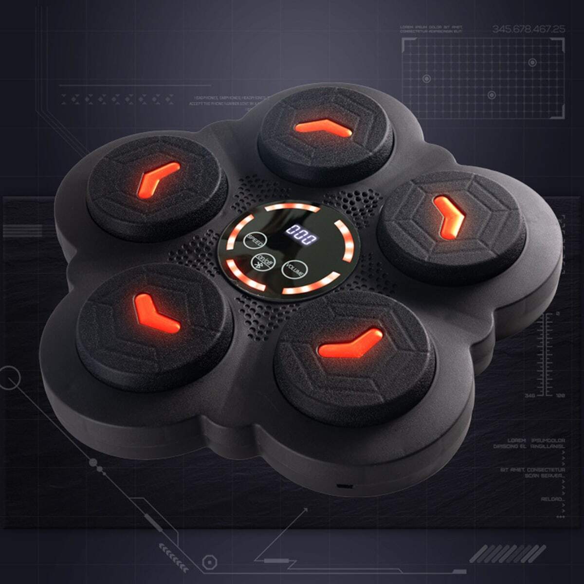 JBT E-COMMERCE Máquina de Boxe Bluetooth Músical com luva de boxes-5 ...