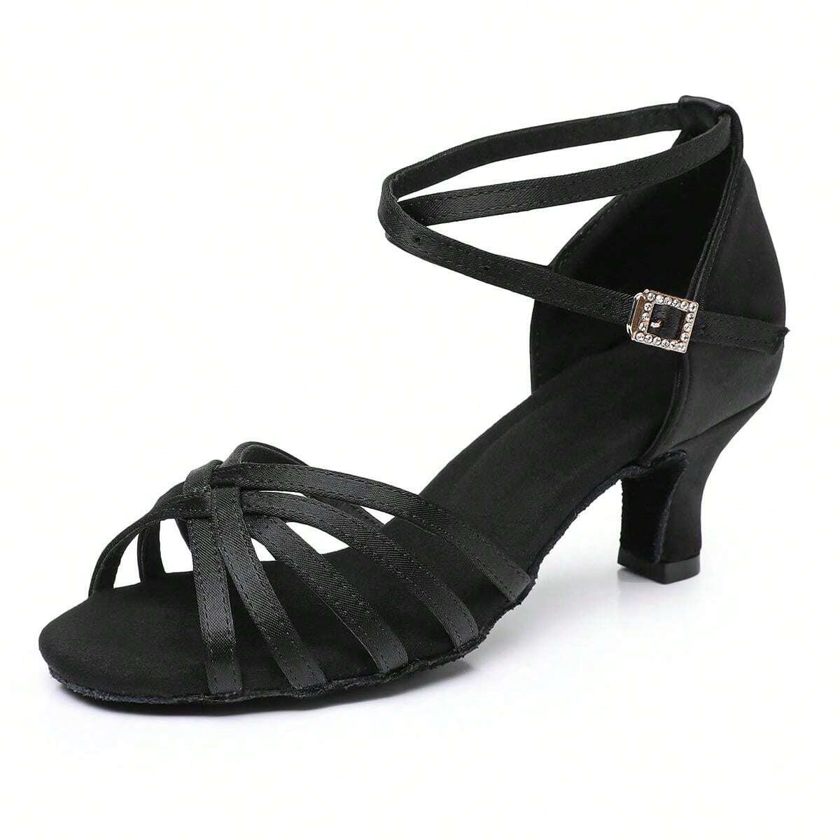 Women's Latin Dance Shoes Soft Bottom Practice Ballroom Performance Cha Cha Dance Shoes, Approx ...