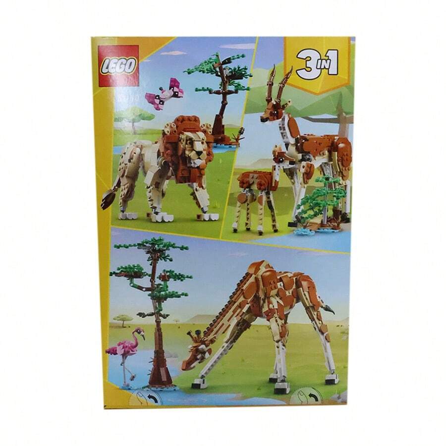LEGO 31150 3 In 1 Wild Safari Animals, Rebuilds Into 3 Different Safari ...