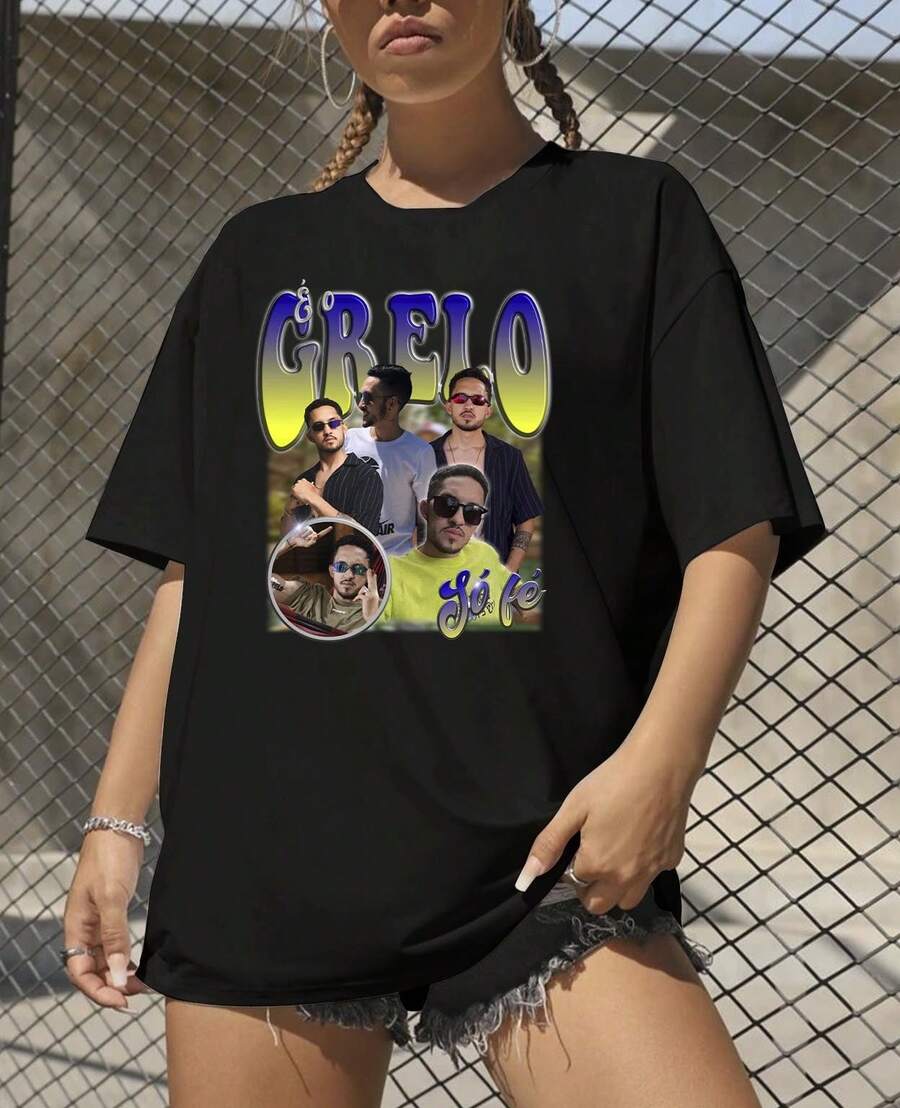 Basic T-Shirt Unreleased Singer It's Grelo If You Call The Rest Is Just ...