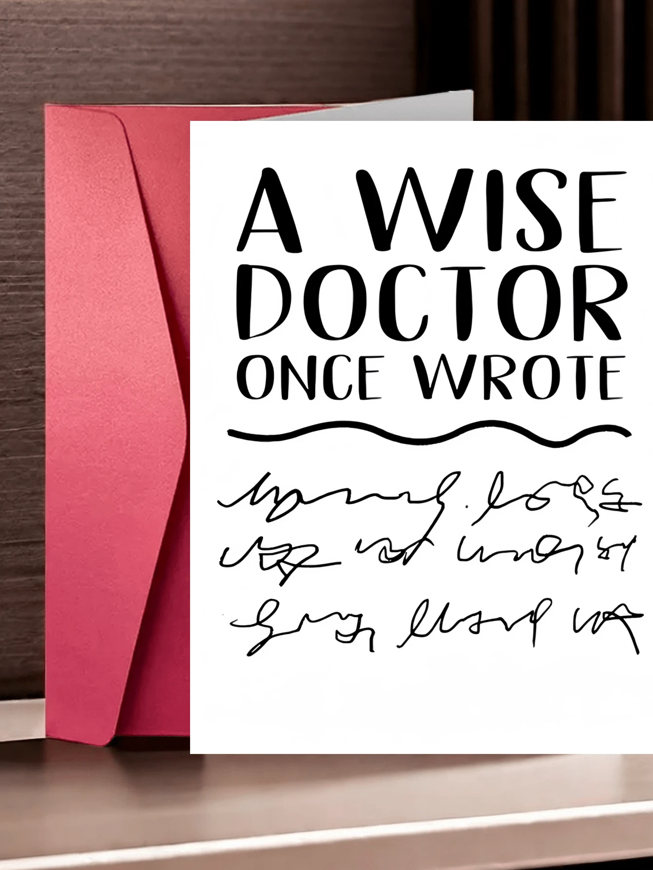 Funny PhD Graduation Card! For Docs. Doctor Thank You Card. Jokey ...