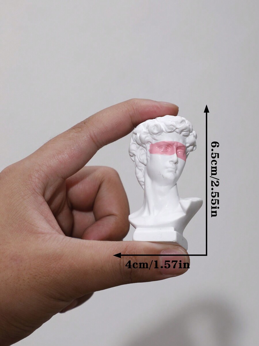 1pc Mini Greek Bust Statue, Small Replica Carving Of Famous Figures ...