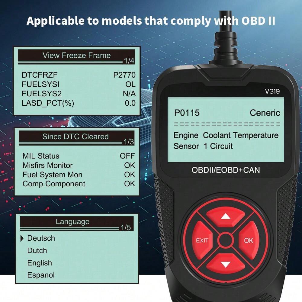 BD2 Scanner Professional Auto Engine System Battery Oxygen Sensor ...